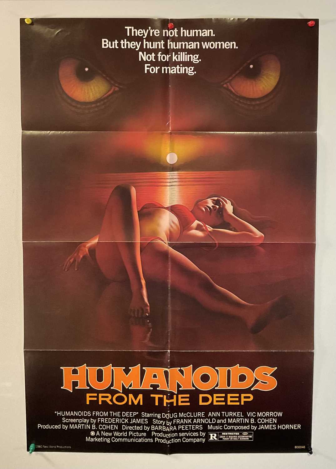Lot 372 - HUMANOIDS FROM THE DEEP (1980) US one sheet