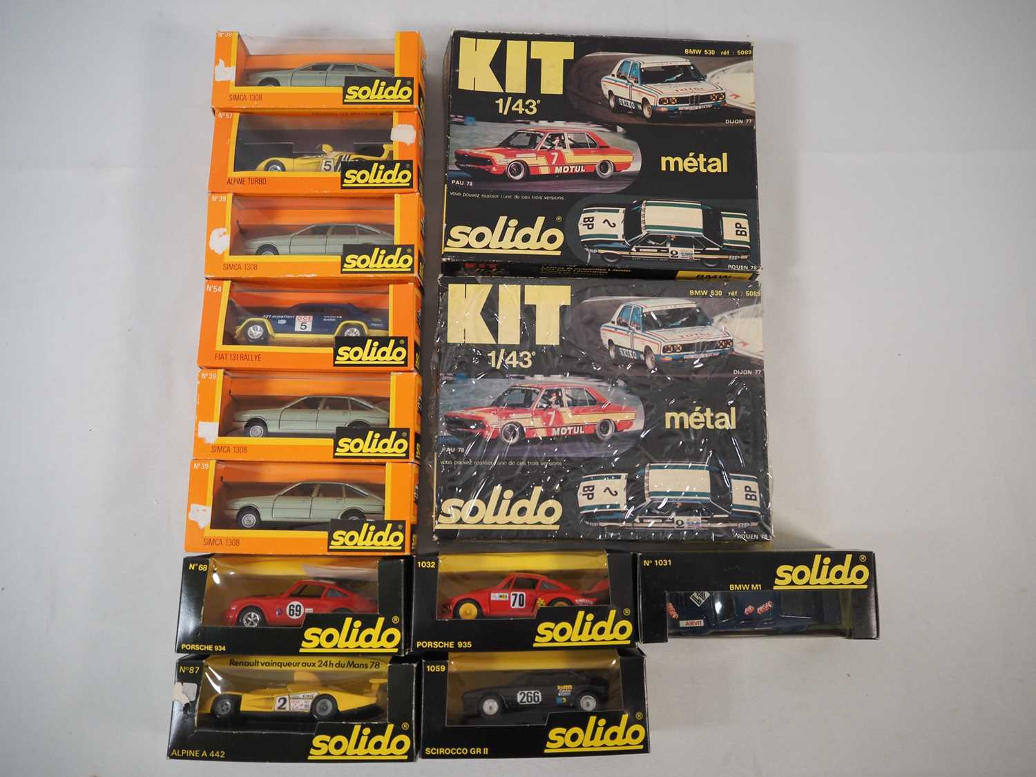 Lot 55 - A group of SOLIDO diecast 1:43 scale cars