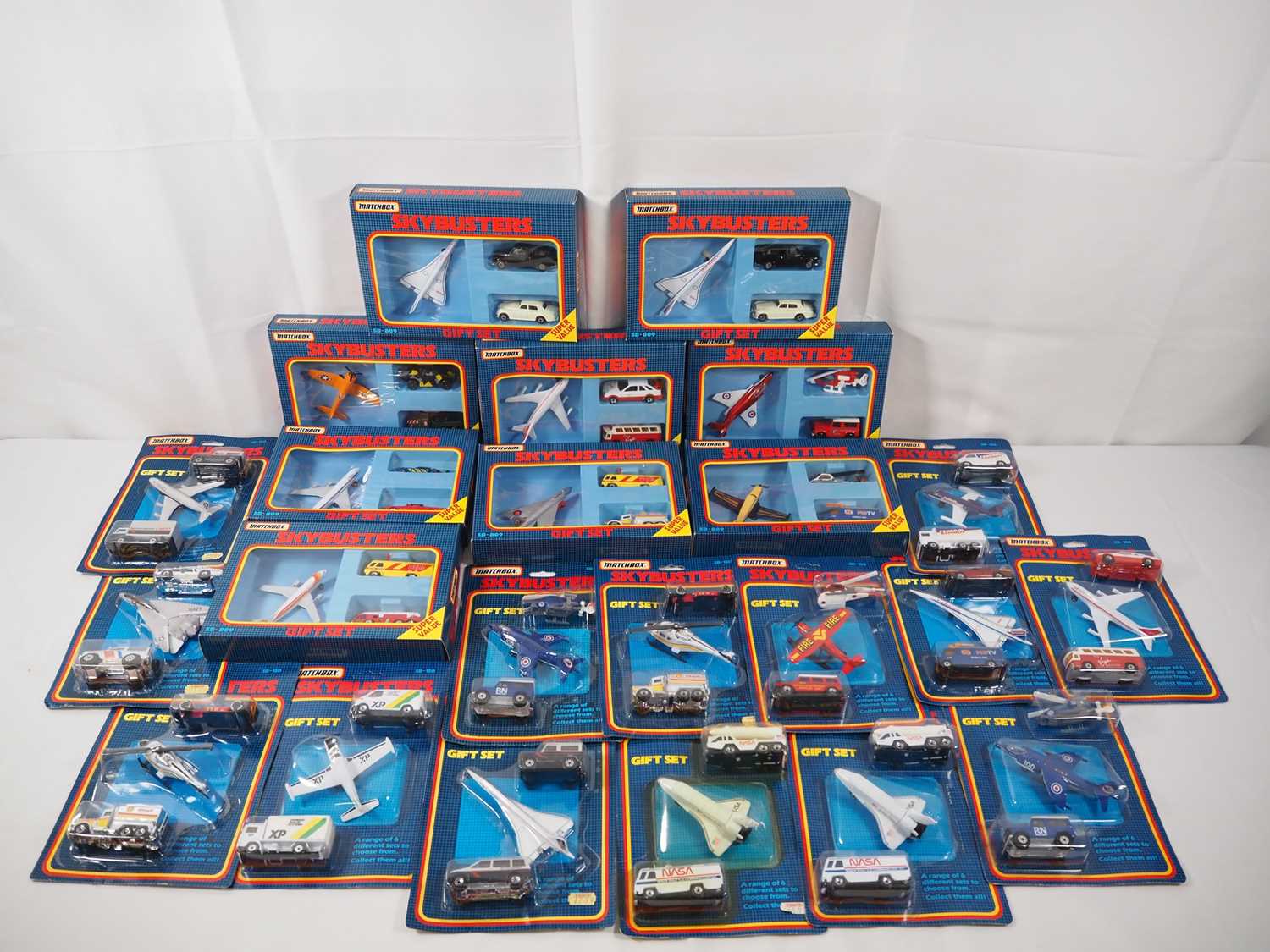 Lot 123 - A group of MATCHBOX Sky Busters boxed and
