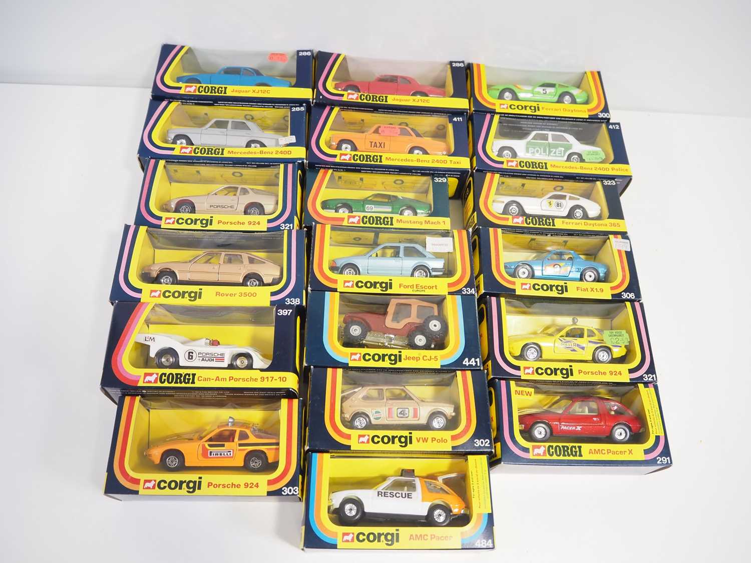 Lot 157 - A group of CORGI diecast cars of various