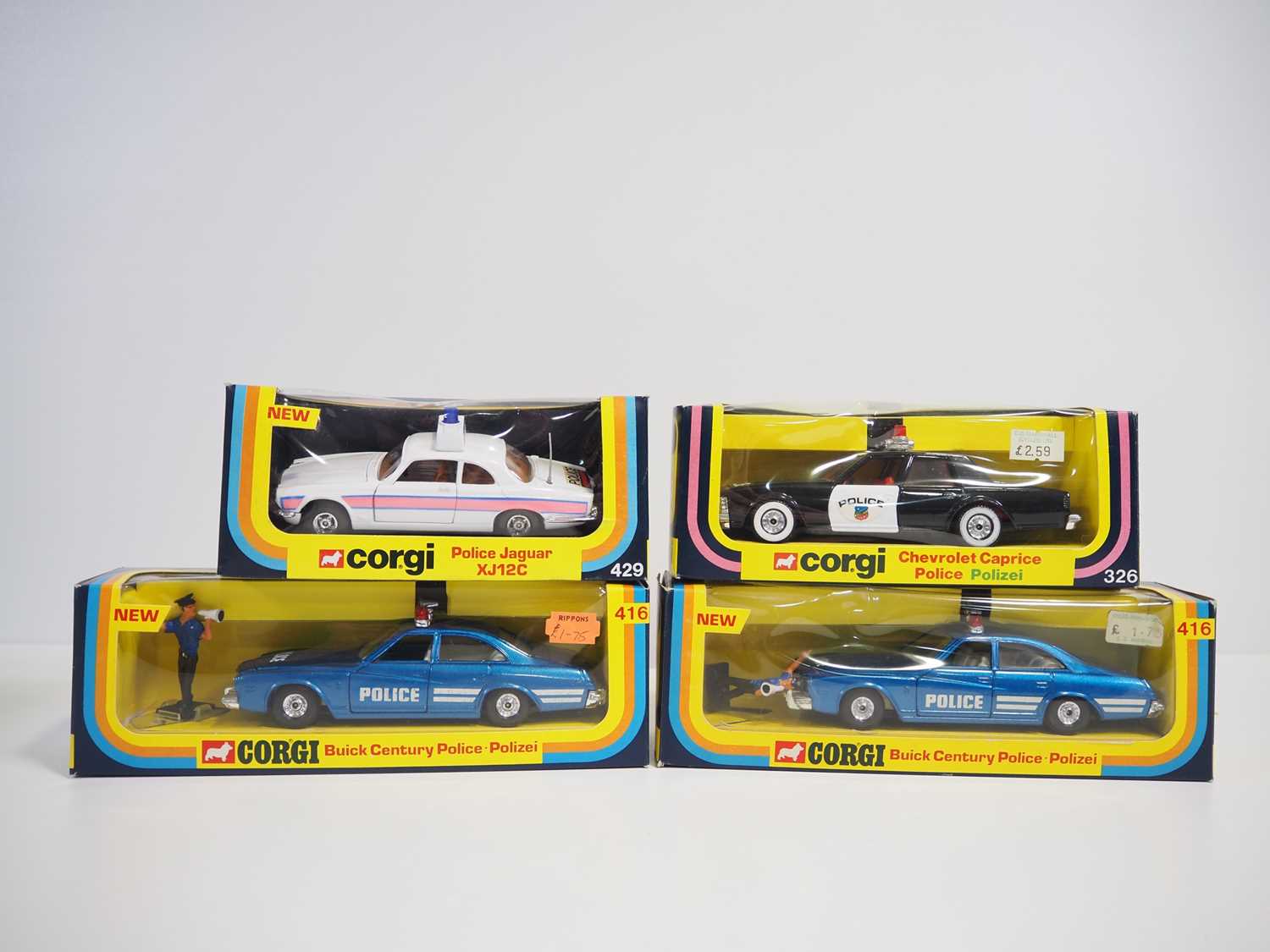Lot 167 - A group of CORGI police related vehicles