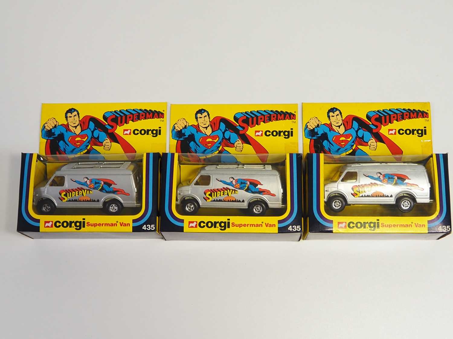 Lot 265 - A group of CORGI 435 Superman Vans, circa