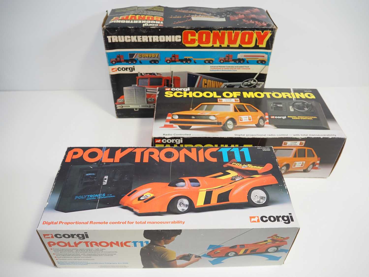 Lot 358 - A group of CORGI remote control playsets