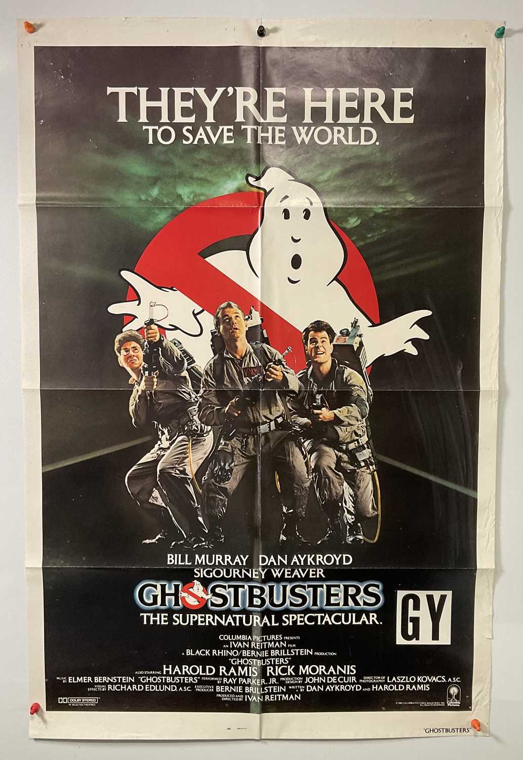 Lot 358 - GHOSTBUSTERS (1984) International one sheet