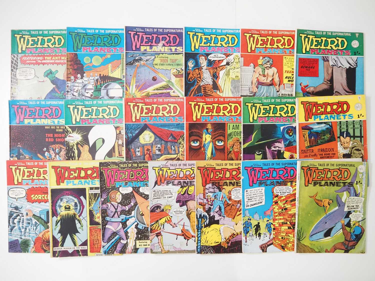 Lot 194 - WEIRD PLANETS #4-17, 19-23 (19 in Lot)