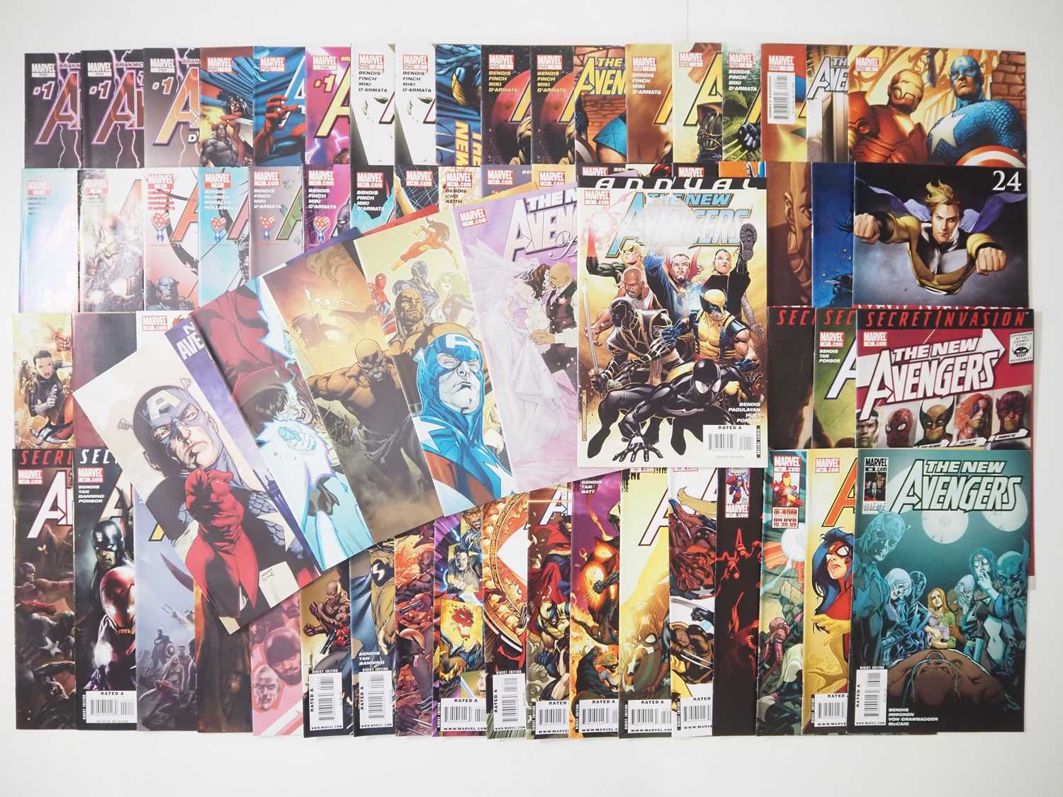 Lot 258 - THE NEW AVENGERS #1 to 64 + ANNUALS #1 & 2
