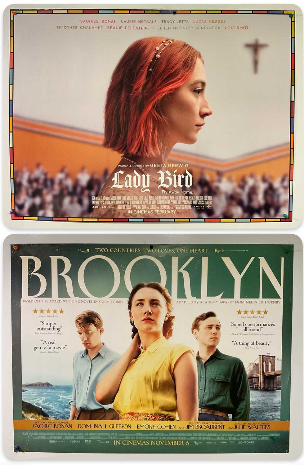 Lot 185 - A pair of UK Quad film posters for movies