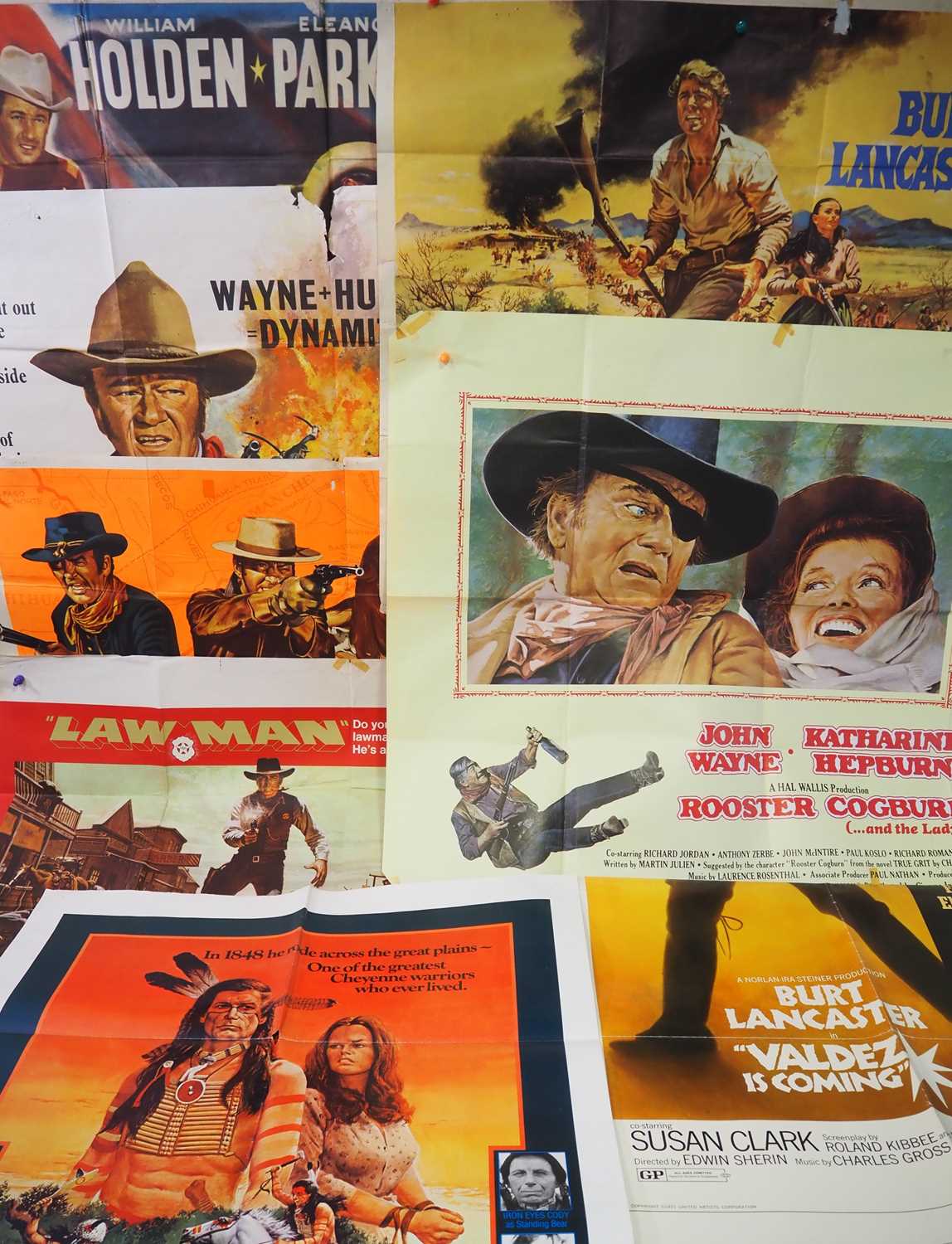 Lot 278 - A group of Western film posters comprising