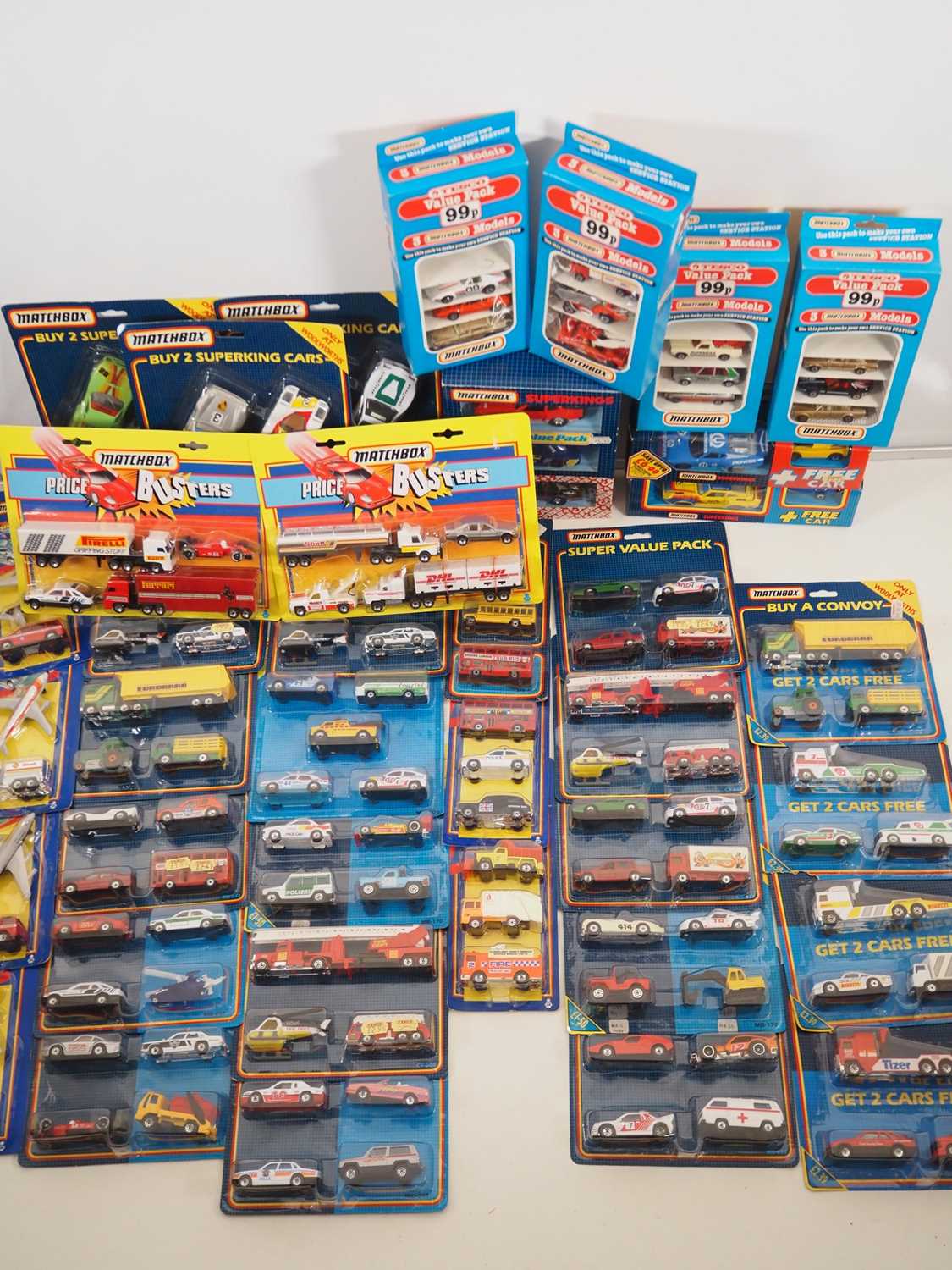 Lot 467 - A quantity of MATCHBOX Super Value packs on