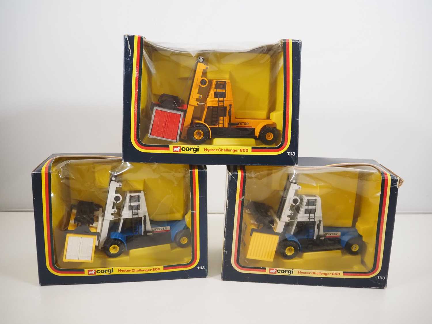 Lot 509 - A group of CORGI #1113 diecast Hyster