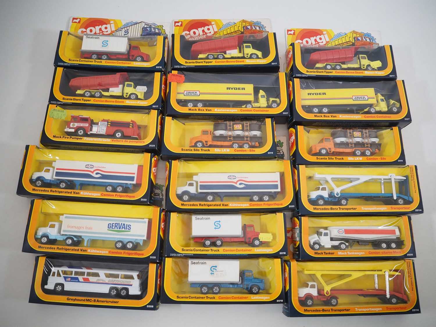 Lot 517 - A group of CORGI Super Juniors lorries,