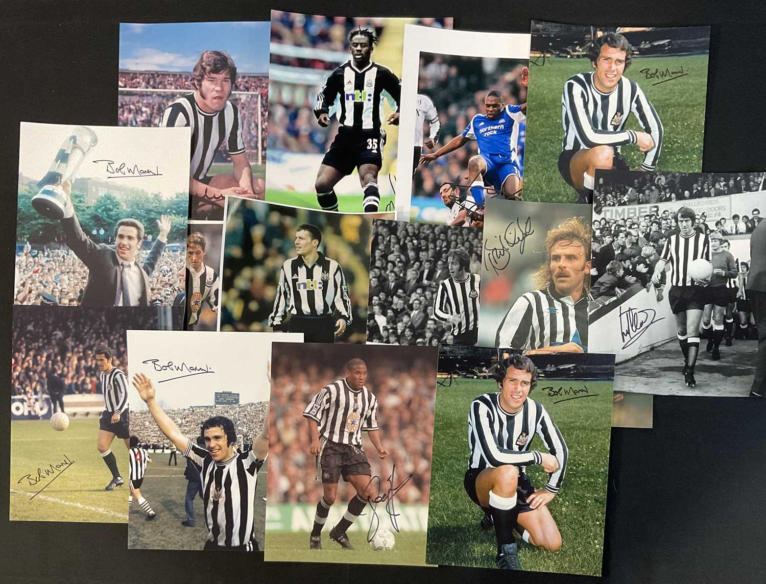 Lot 525 - NEWCASTLE UNITED FOOTBALLING LEGENDS - A