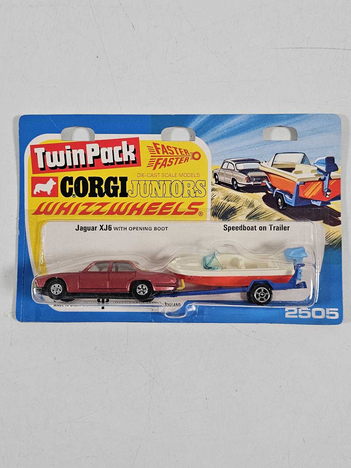 Lot 134 - CORGI Juniors twin pack, on original