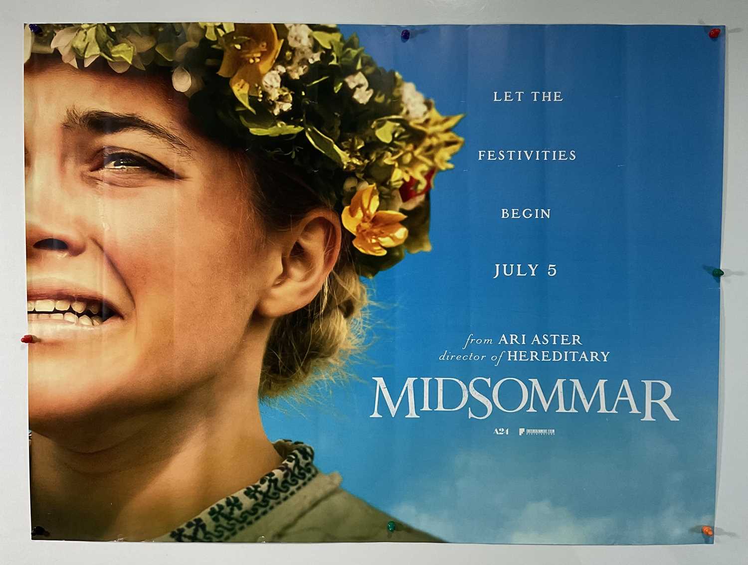 Lot 388 - MIDSOMMAR (2019) UK Quad film poster for the