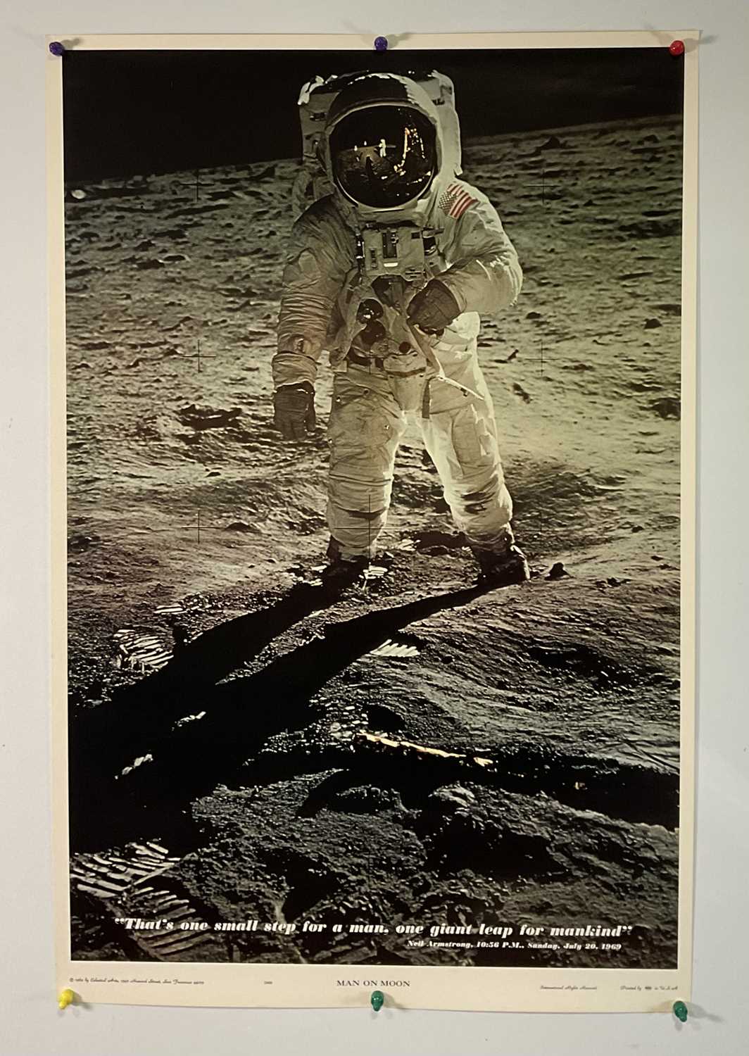 Lot 340 - A Moon Landing American commercial poster