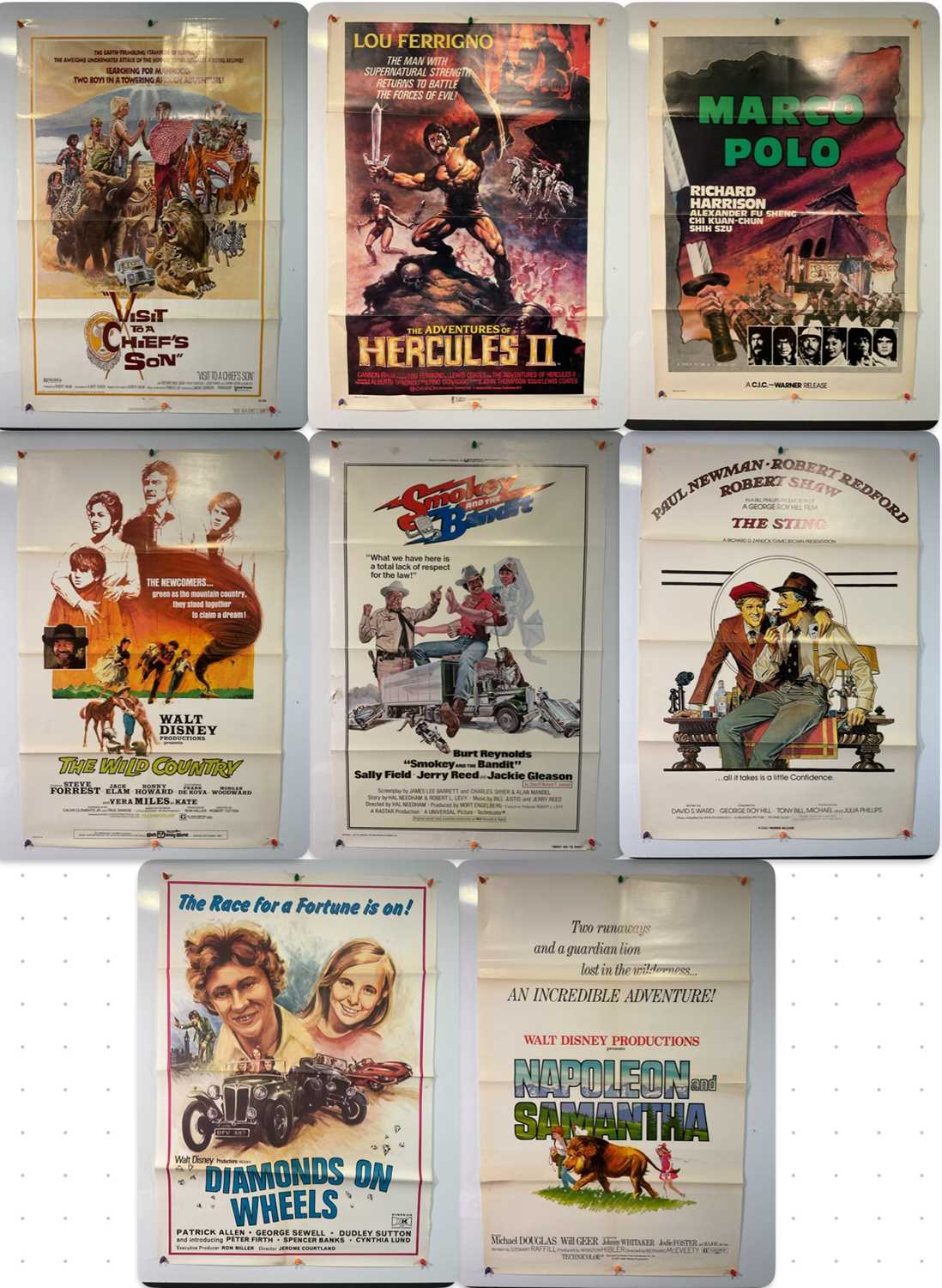 Lot 104 - A selection of action movie posters