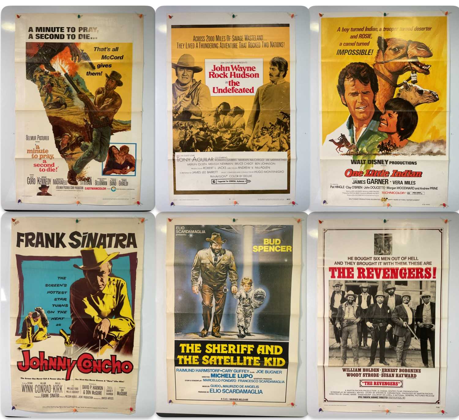Lot 267 - A posse of Western film posters comprising