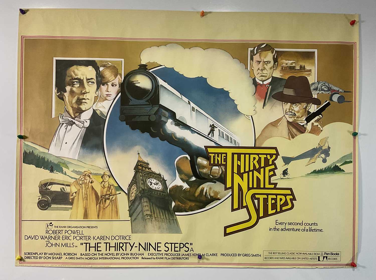 Lot 63 - THE THIRTY NINE STEPS (1978) UK Quad film