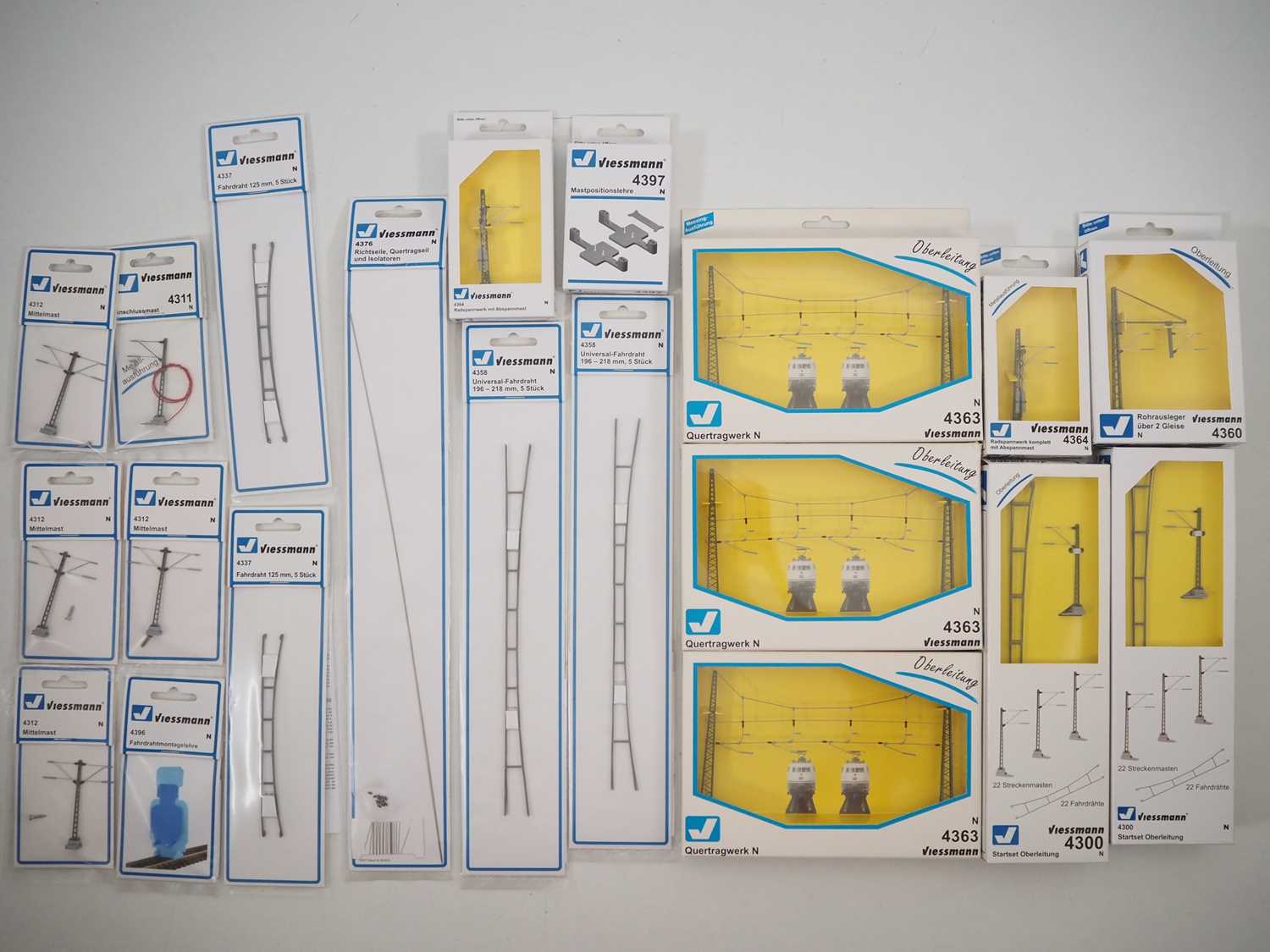 Lot 49 - VIESSMANN - N gauge catenary sets and