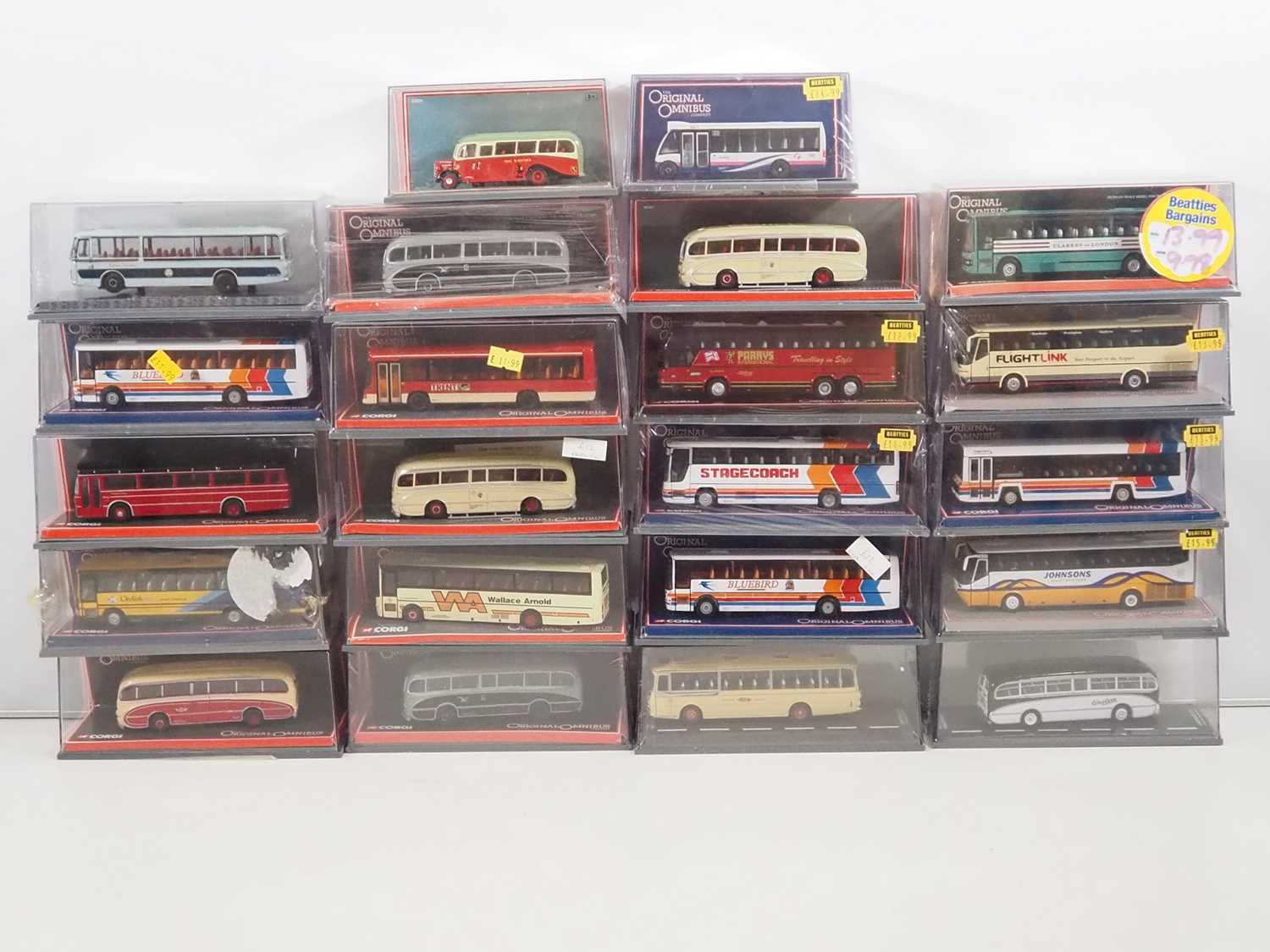 Lot 78 - CORGI OOC 1:76 scale buses and coaches in