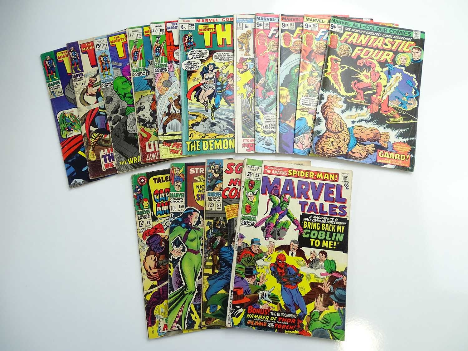 Lot 154 - MIXED MARVEL SUPER-HERO LOT (Group of 15) to