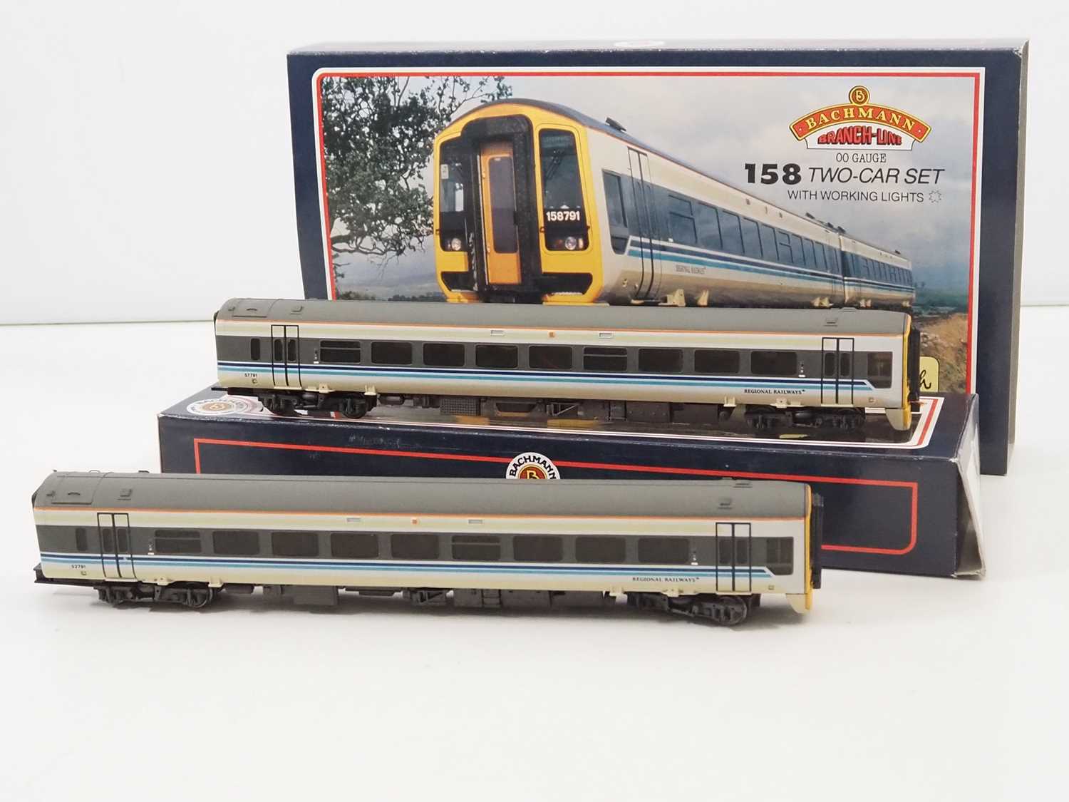 Lot 227 - A BACHMANN OO gauge 31-500 Class 158 2-car