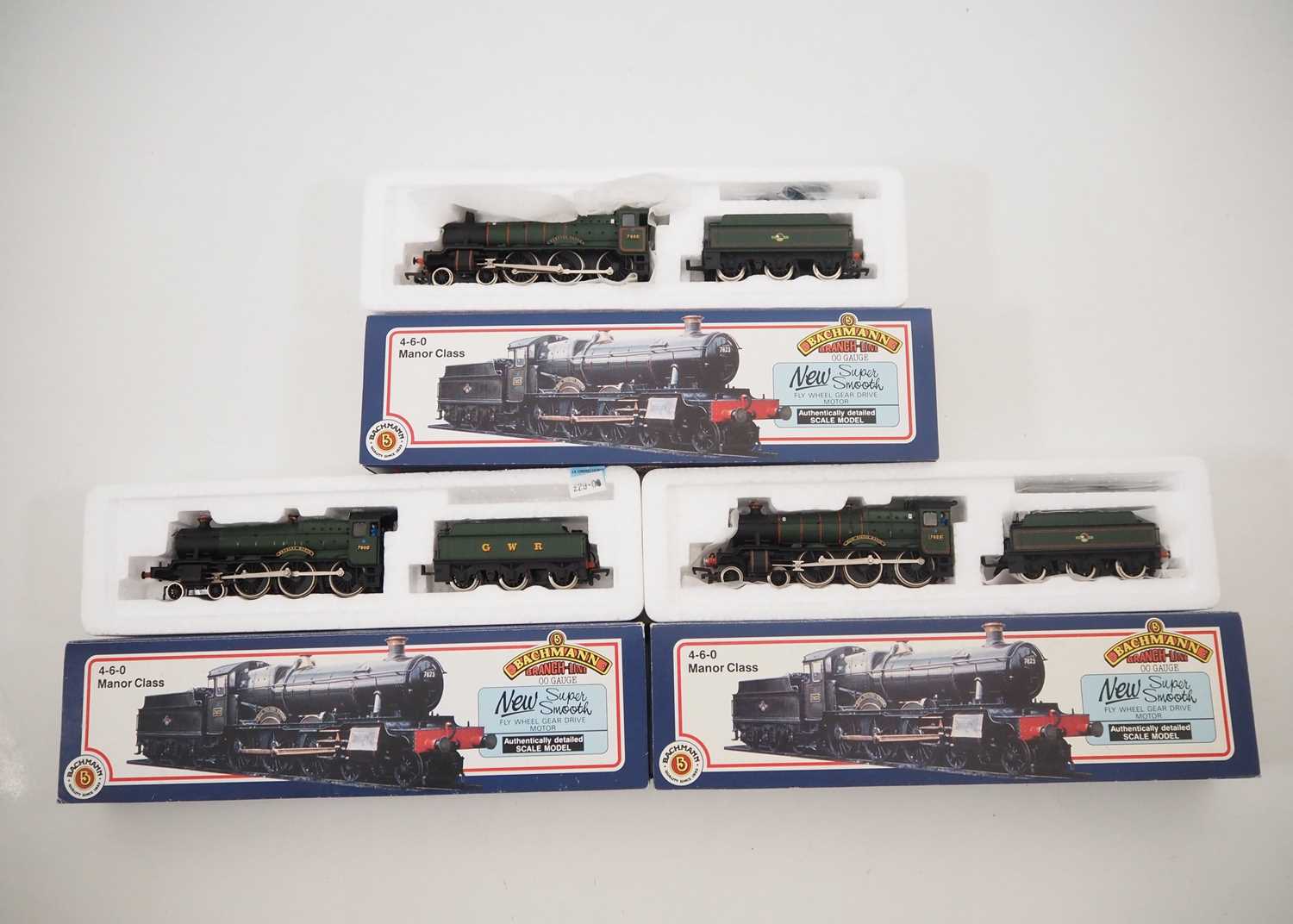 Lot 244 - A group of BACHMANN OO gauge Manor Class