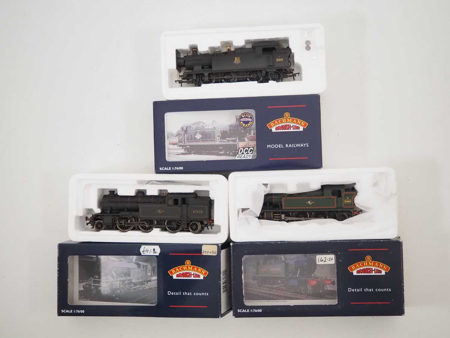 Lot 250 - A group of BACHMANN OO gauge steam tank