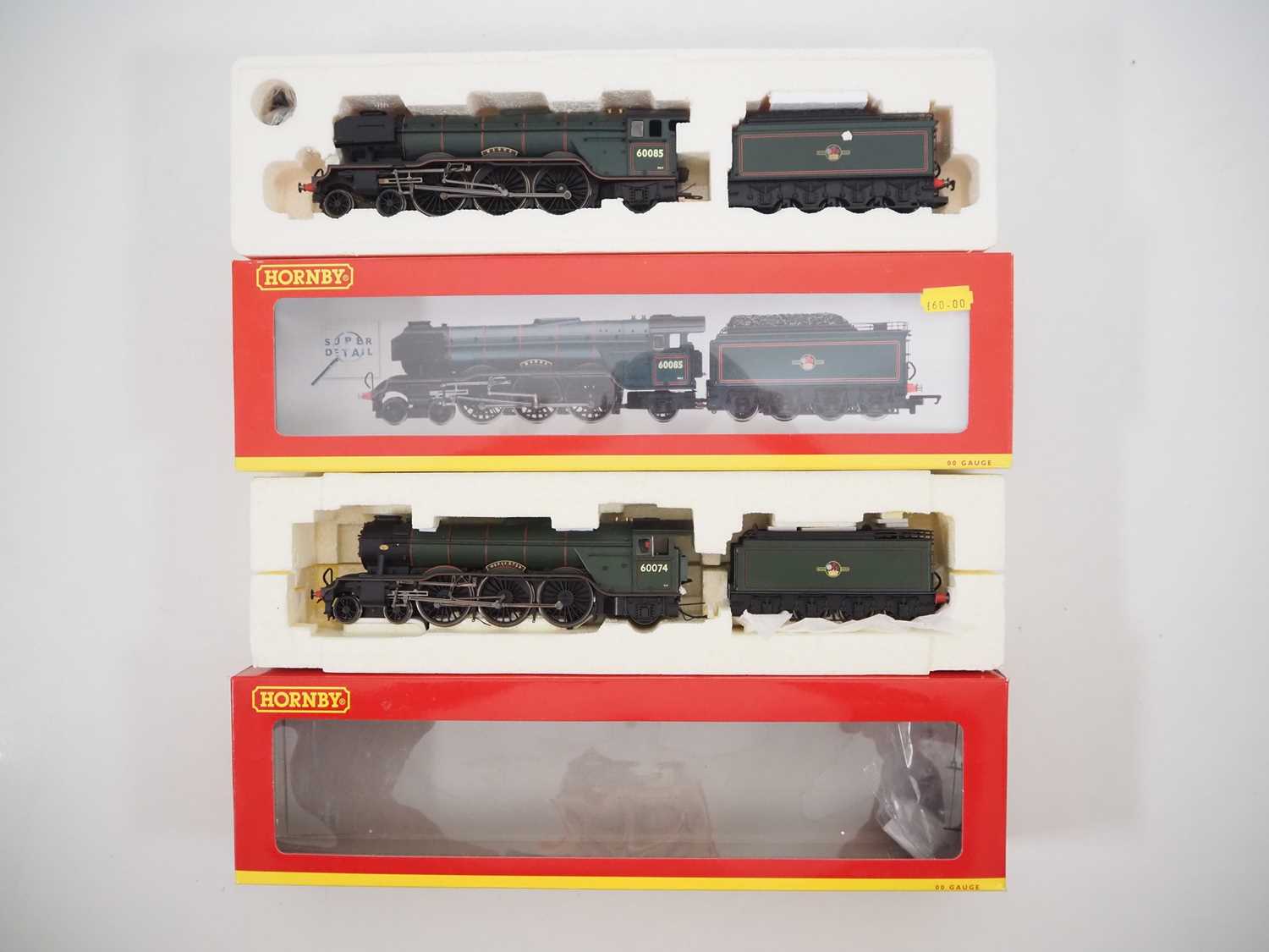 Lot 389 - A pair of HORNBY OO gauge Class A3 steam