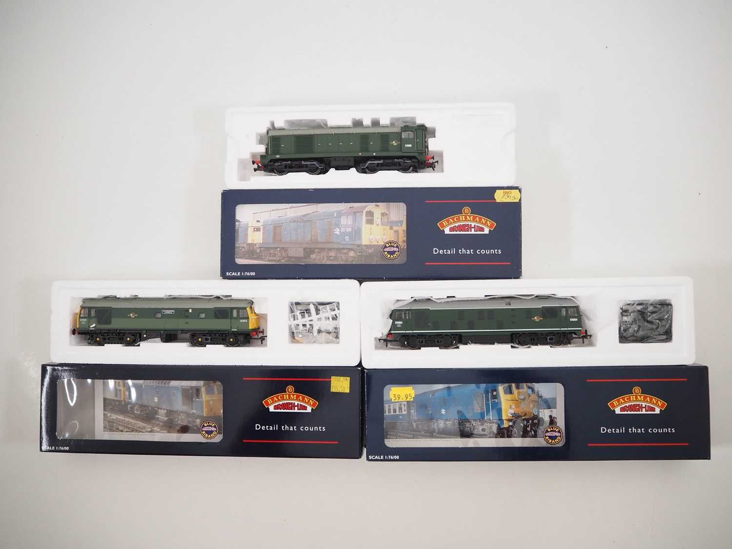 Lot 395 - A group of BACHMANN OO gauge diesel locos