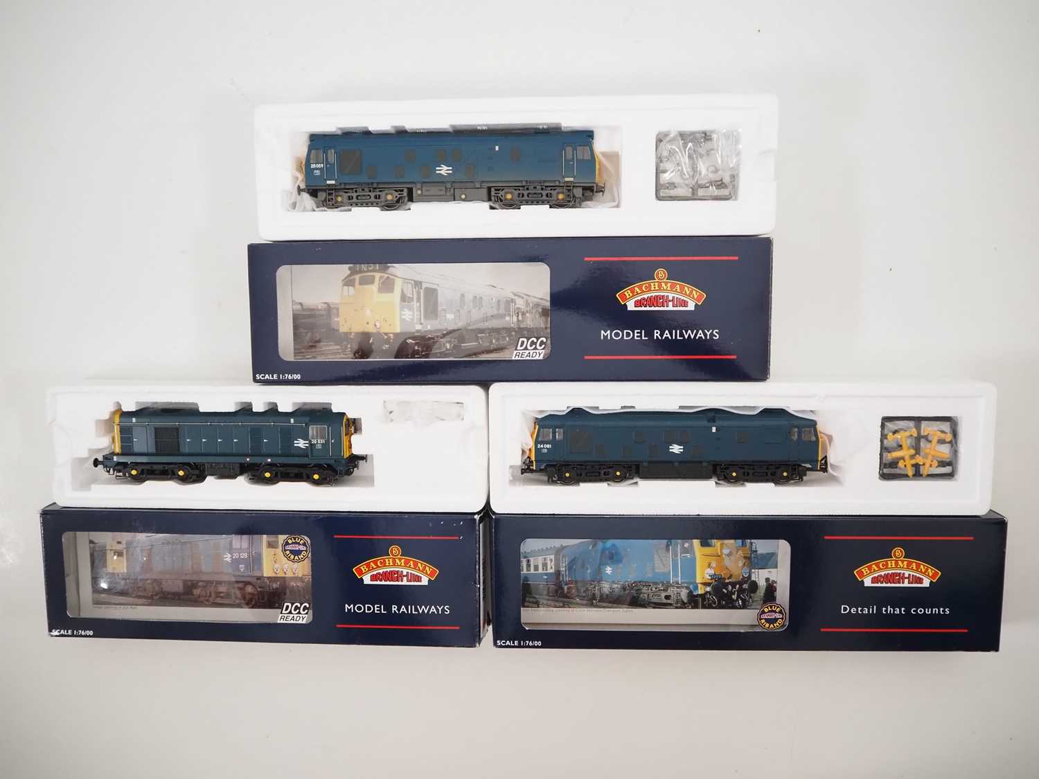 Lot 396 - A group of BACHMANN OO gauge diesel locos