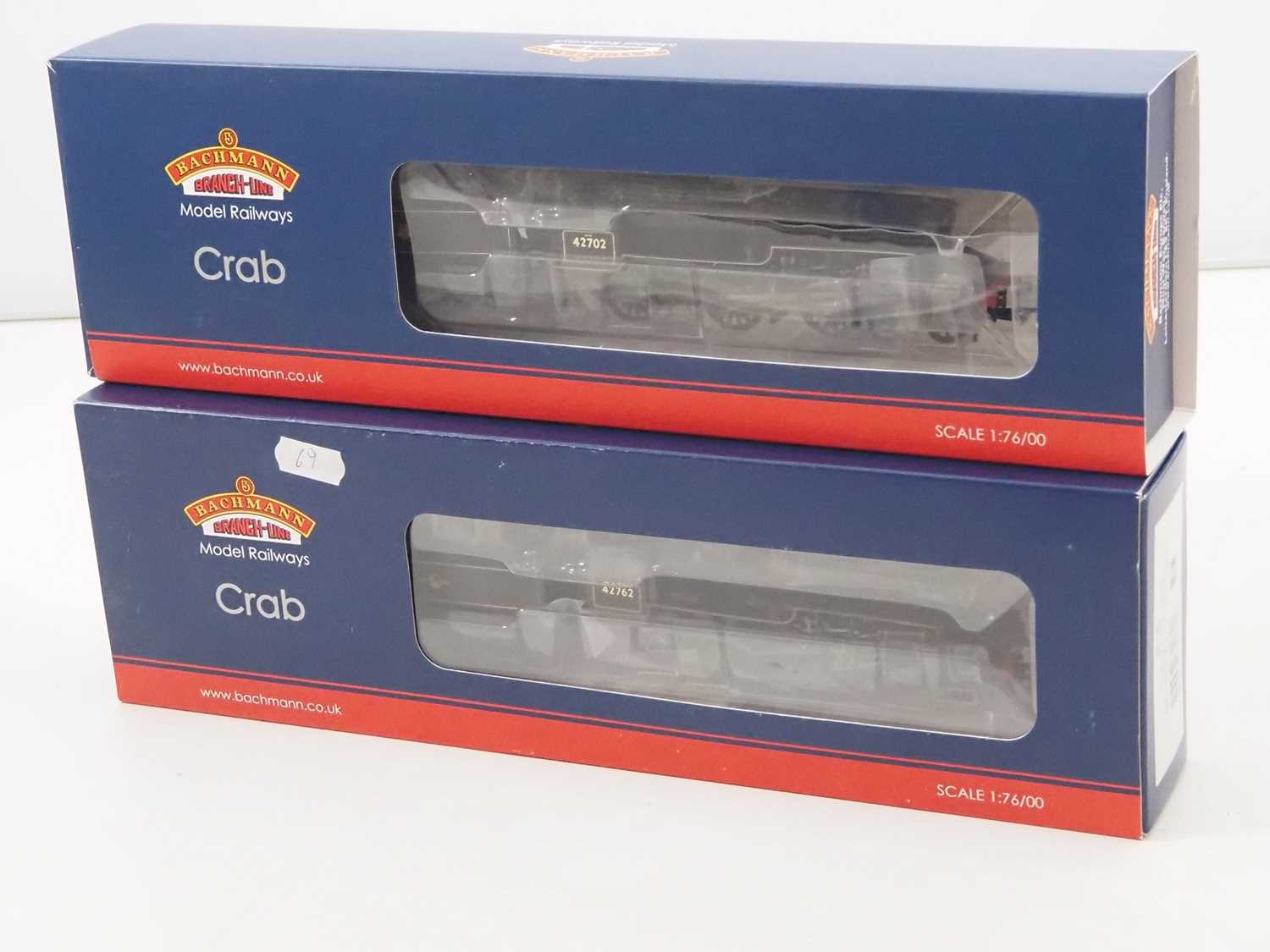 Lot 402 - A pair of BACHMANN OO Crab steam locomotives,
