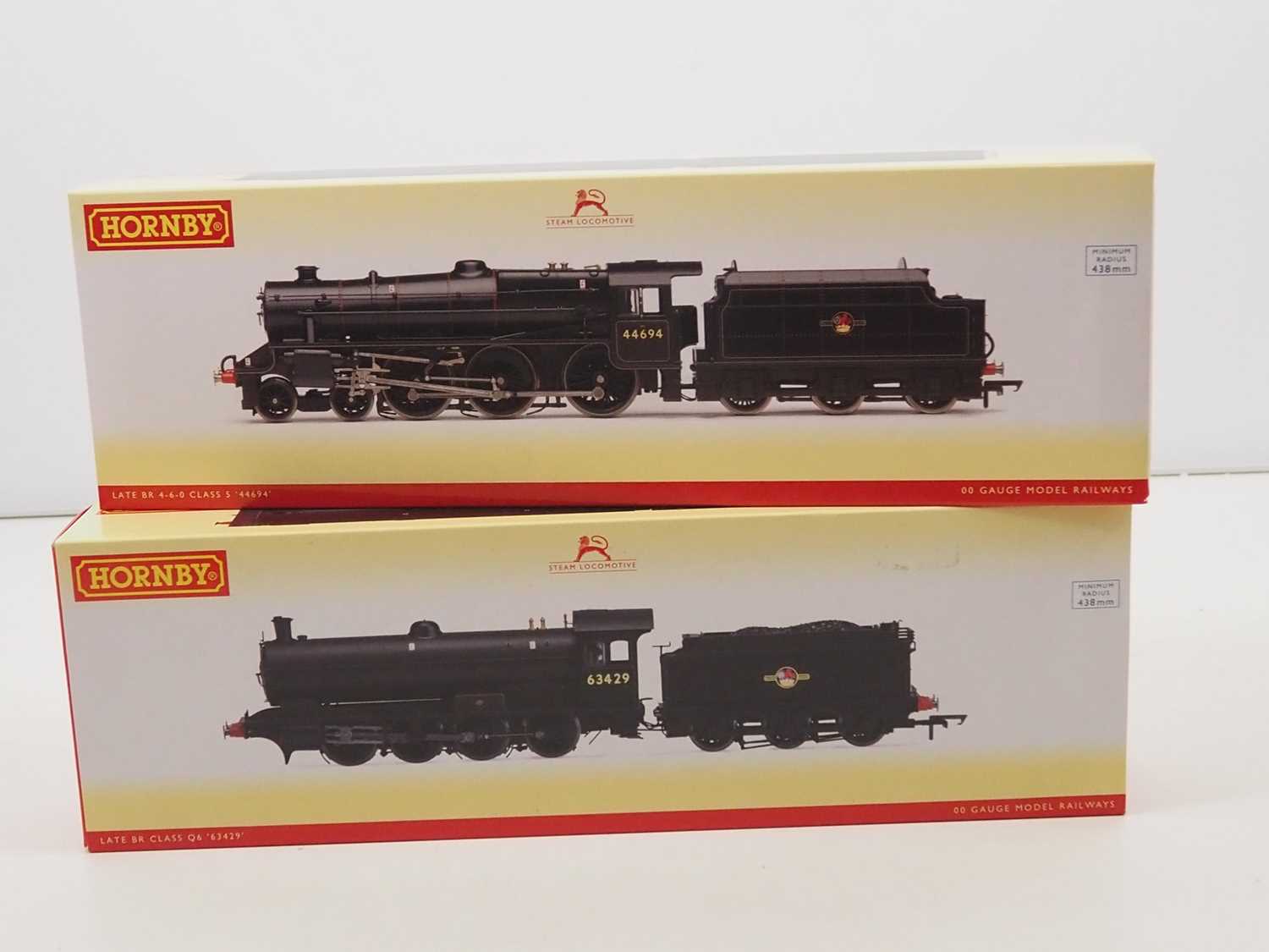 Lot 445 - A pair of HORNBY OO gauge steam locos