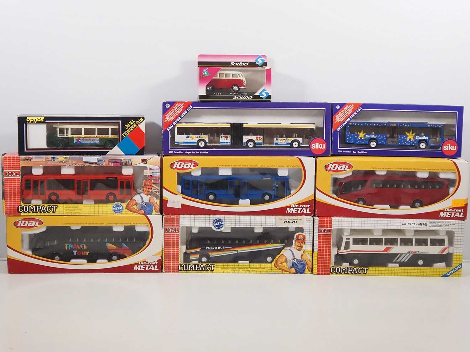 Lot 524 - Diecast large scale buses by JOAL, SIKU and