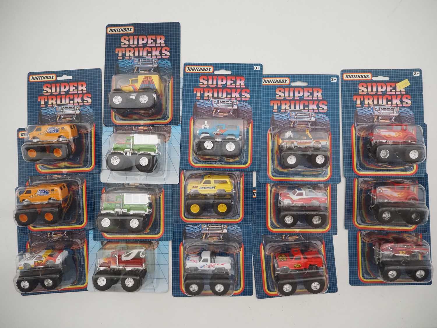 Lot 654 - MATCHBOX diecast monster trucks from the