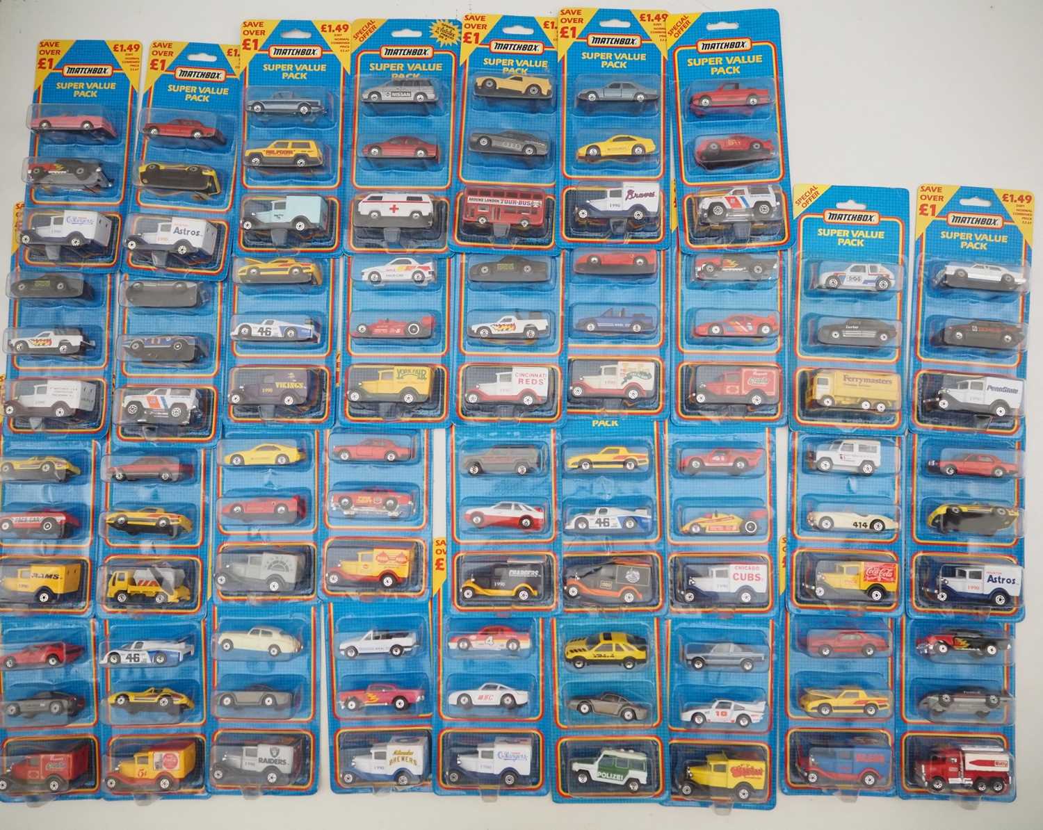Lot 661 - MATCHBOX (Macau) Super Value packs (3 cars