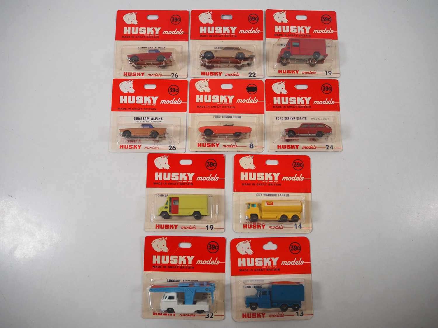 Lot 719 - HUSKY - A group of diecast vehicles sealed