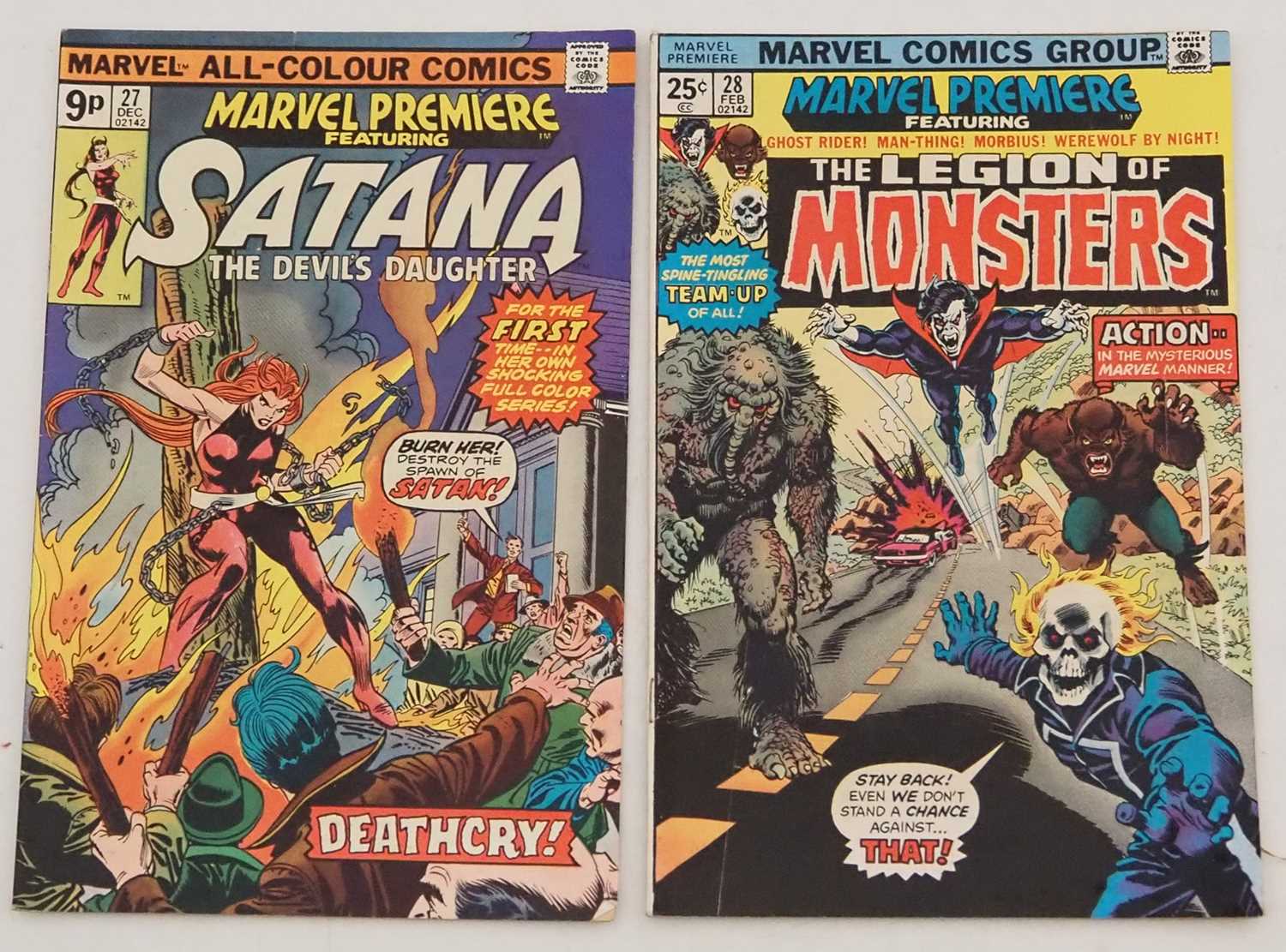 Lot 150 - MARVEL PREMIERE: SATANA #27 & THE LEGION OF
