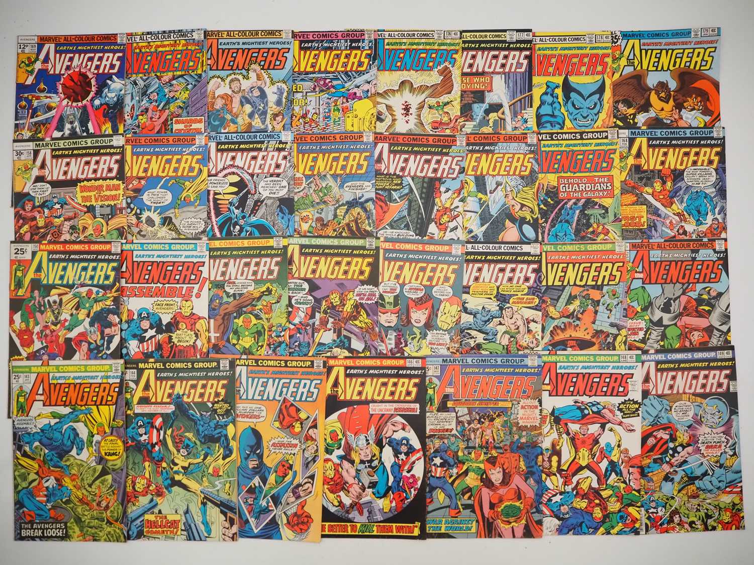 Lot 229 - AVENGERS #143-160, 164-169, 171, 173, 174,