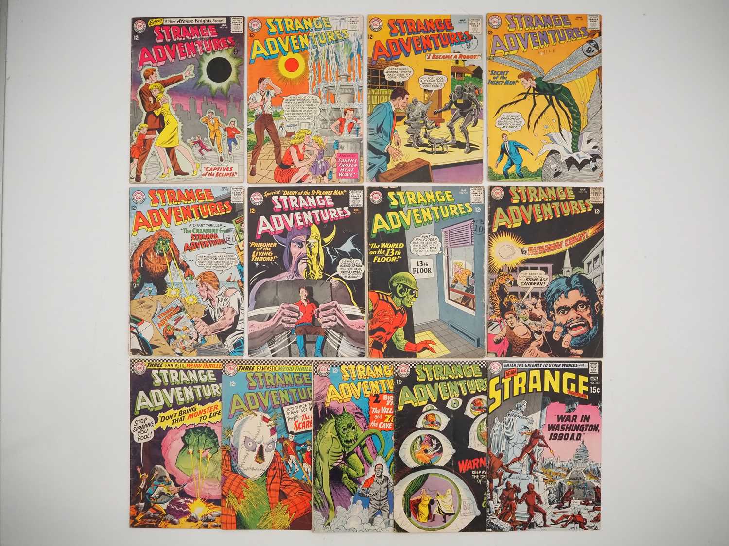 Lot 438 - STRANGE ADVENTURES #160-161, 164-165,