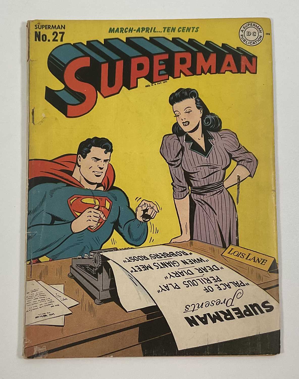 Lot 537 - SUPERMAN #27 (1944 - DC) - "The Palace of