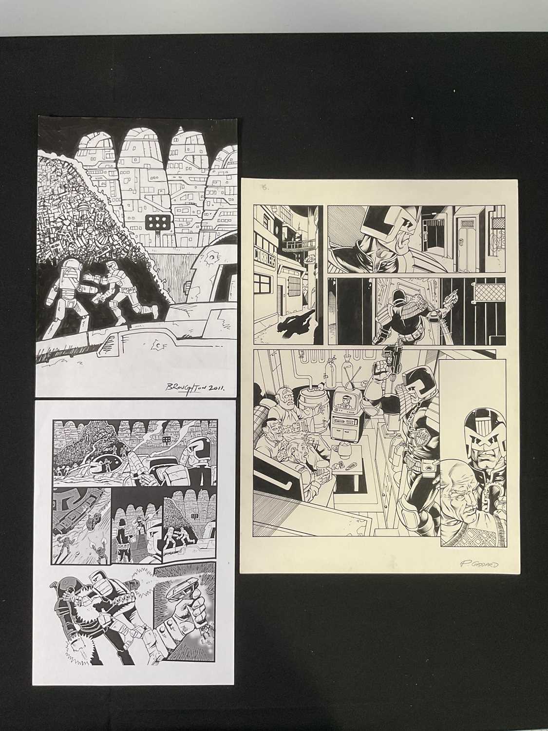 Lot 441 - ROBOCOP original art by P Goddard and