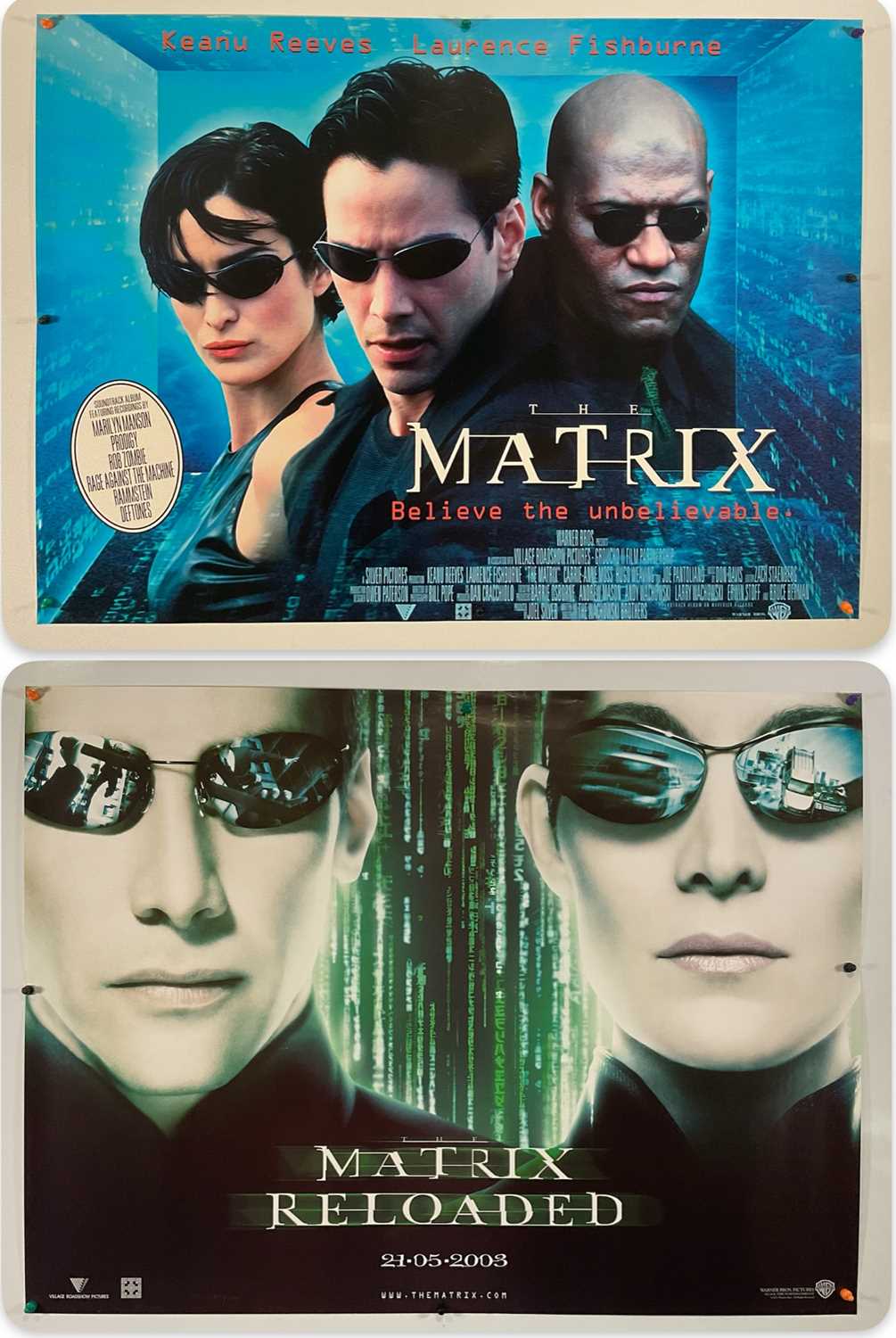 Lot 198 - THE MATRIX (2000) UK Quad film poster single