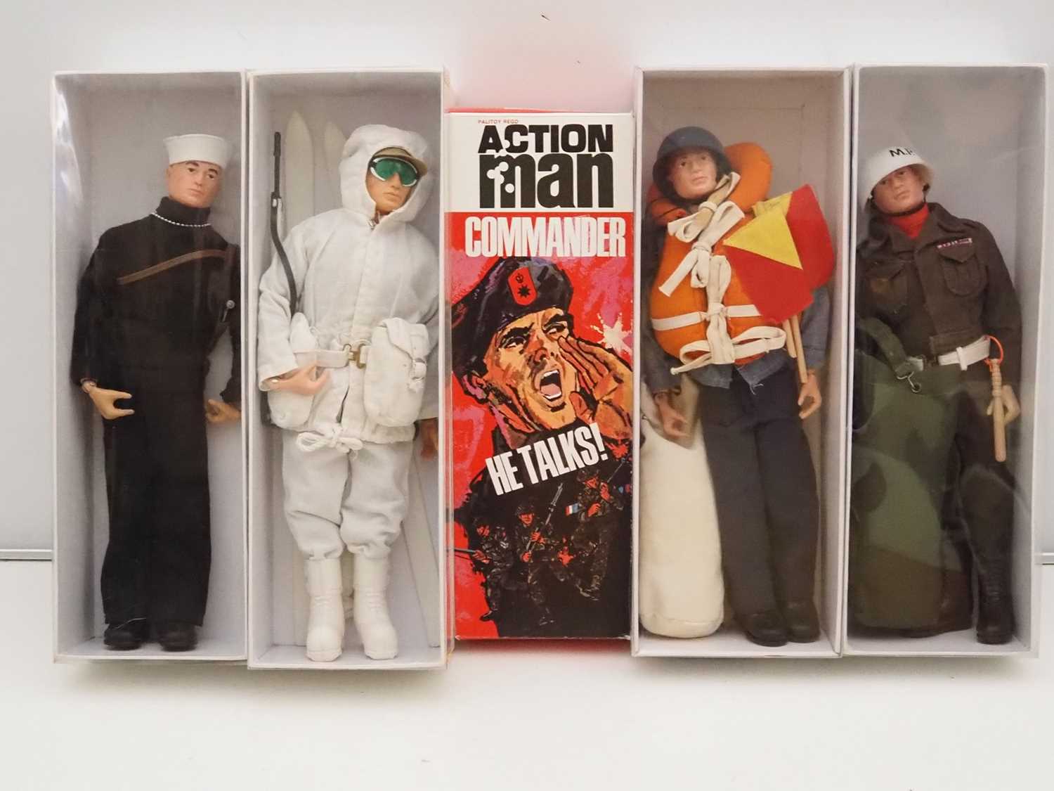 Lot 277 - A group of PALITOY Action Man figures with