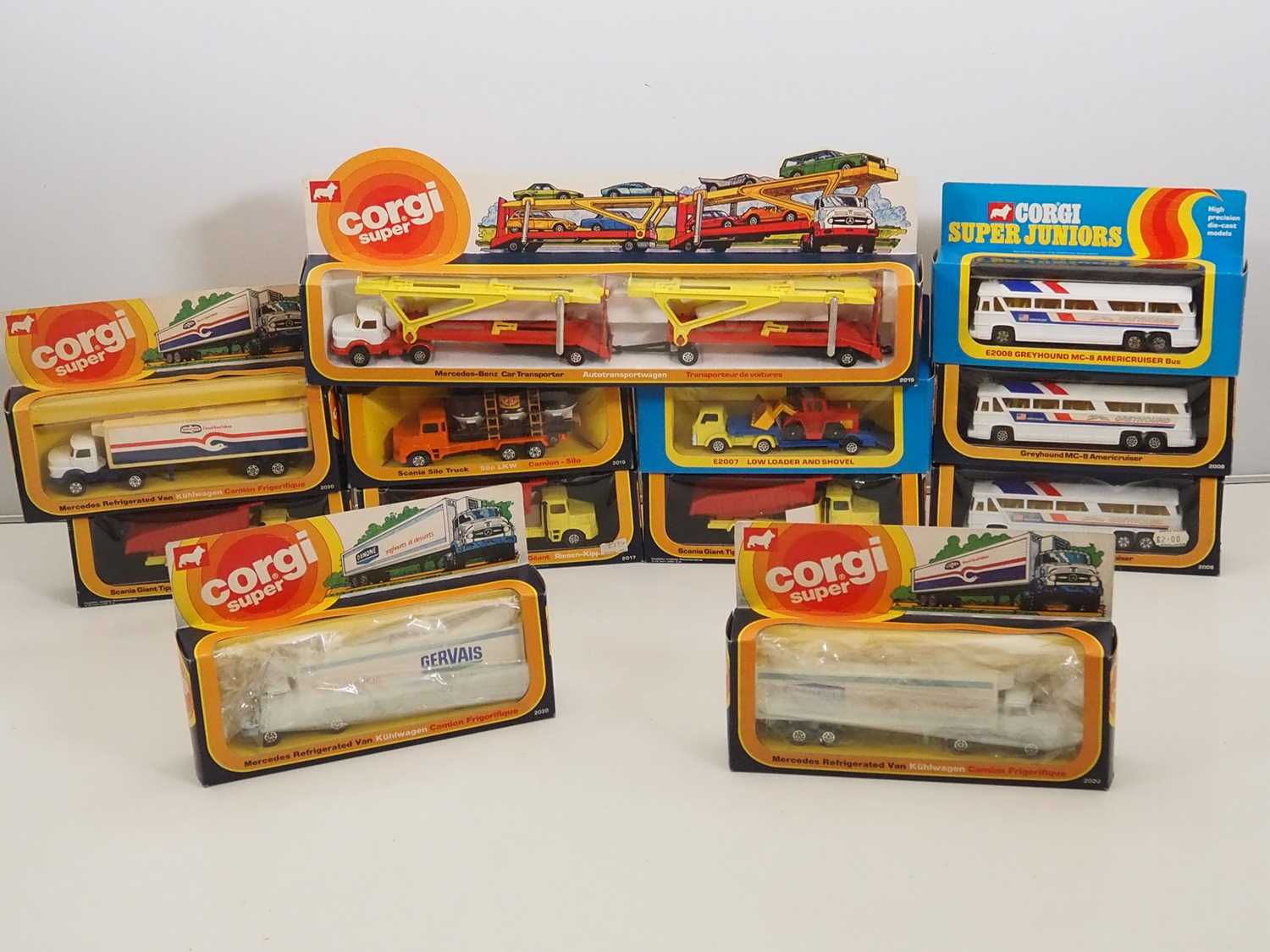 Lot 425 - CORGI SUPER JUNIORS - Lorries, coaches