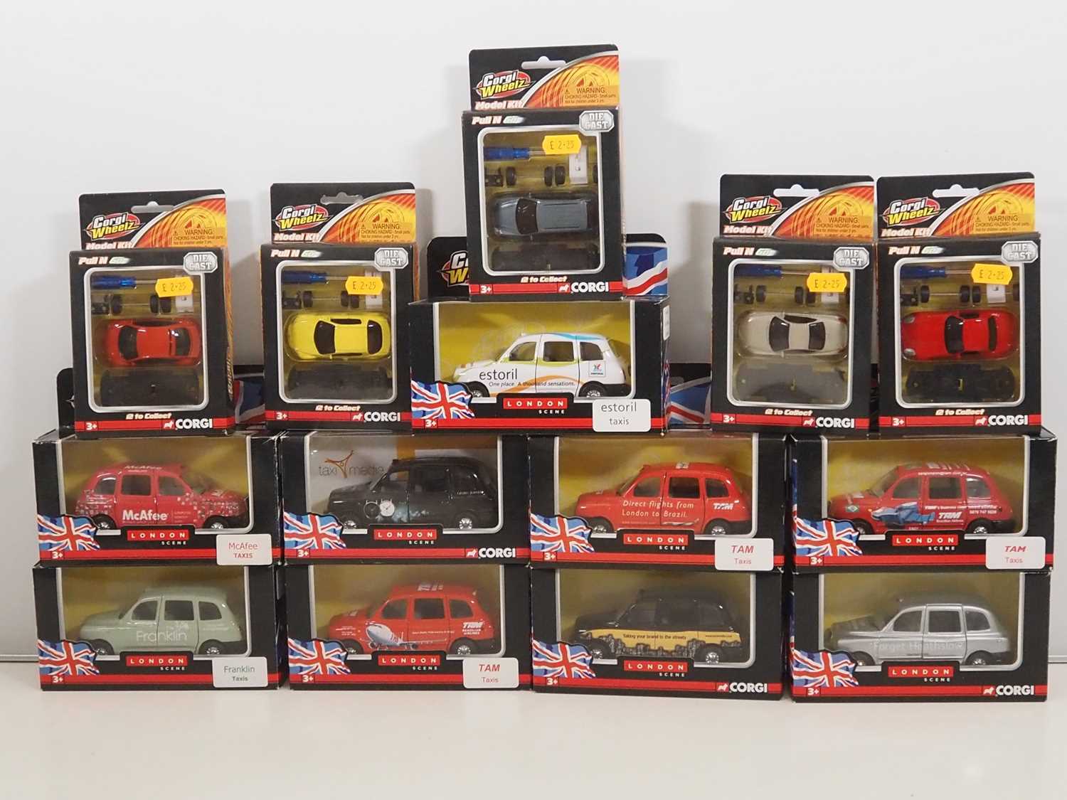 Lot 450 - CORGI - London taxis in various liveries