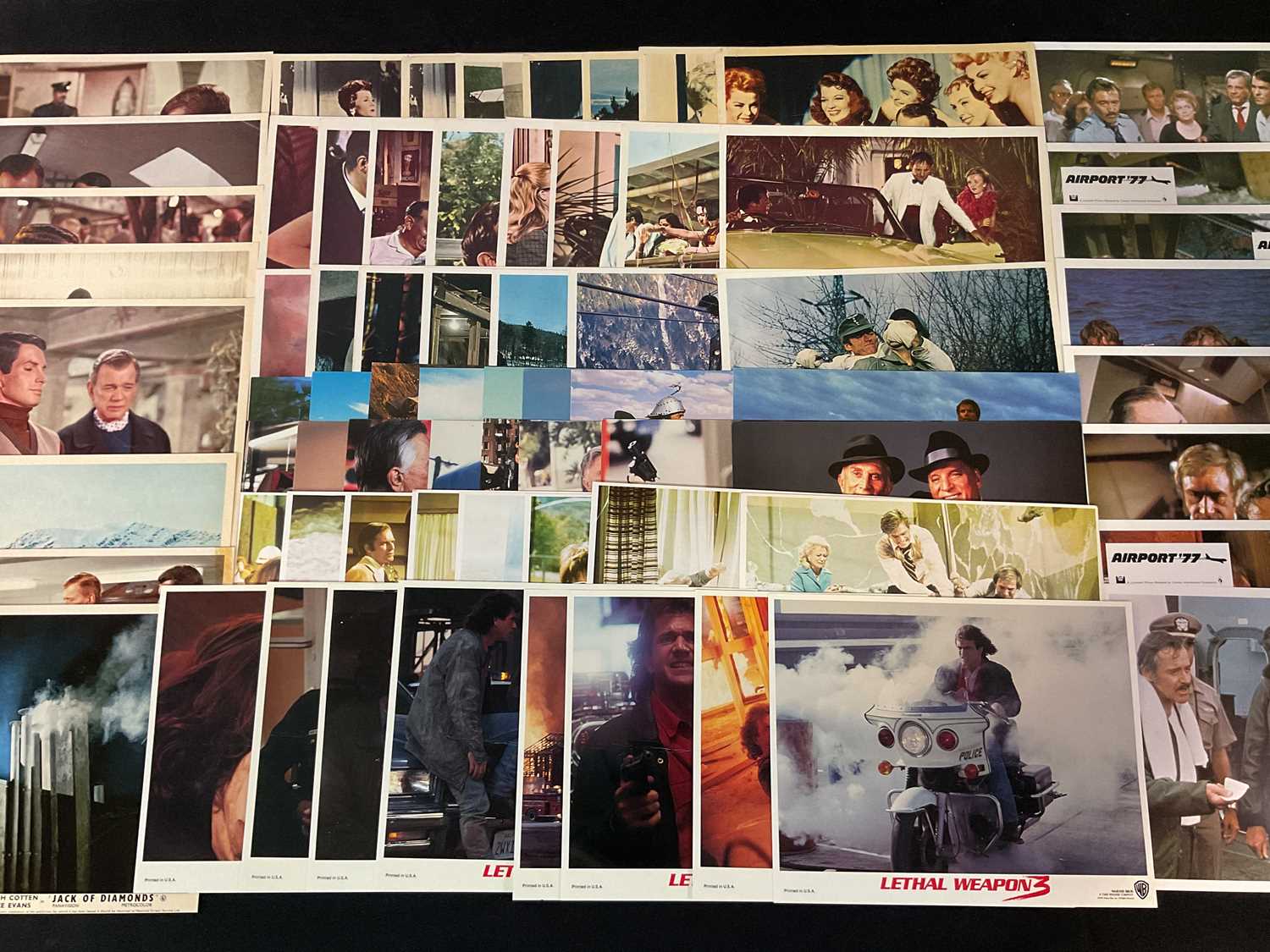 Lot 104 - A selection of movie front of house cards,