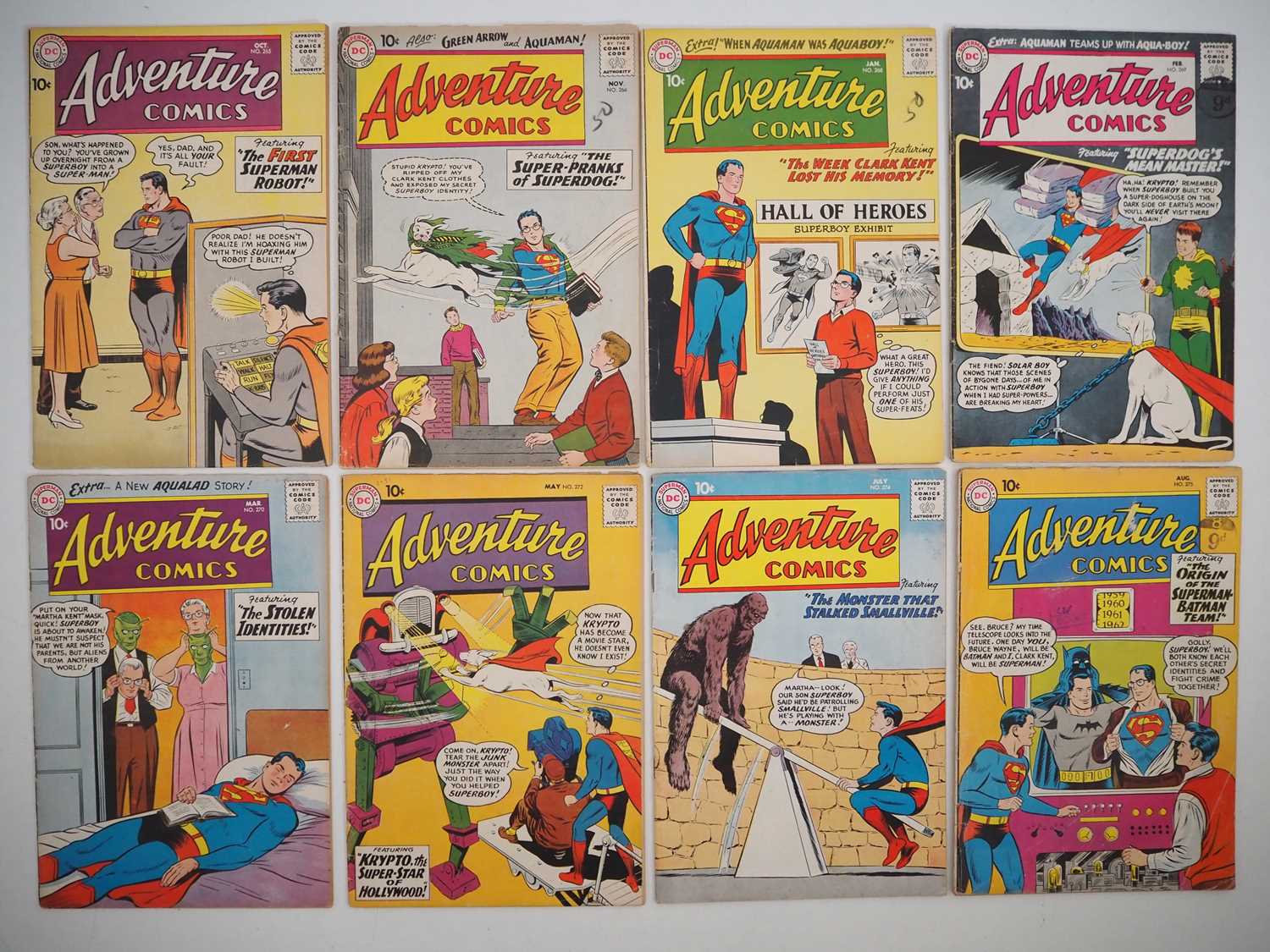 Lot 84 - ADVENTURE COMICS #265, 266, 268, 269, 270,