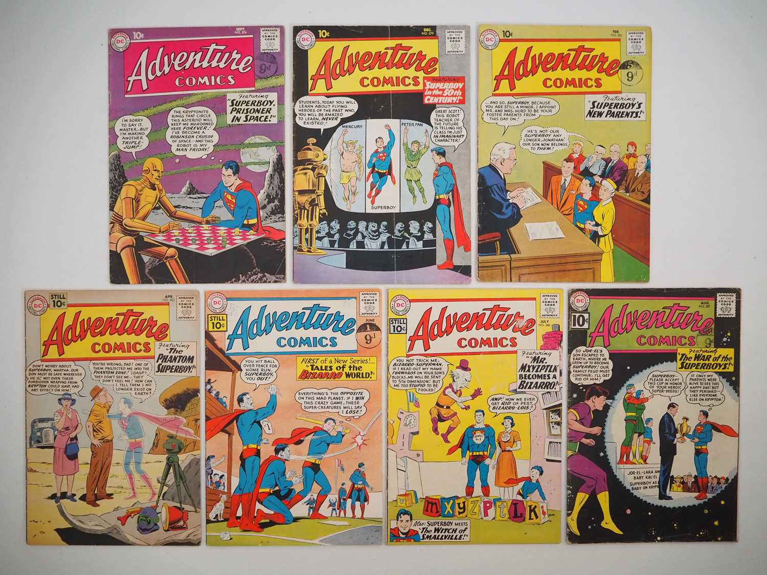 Lot 85 - ADVENTURE COMICS #276, 279, 281, 283, 285,