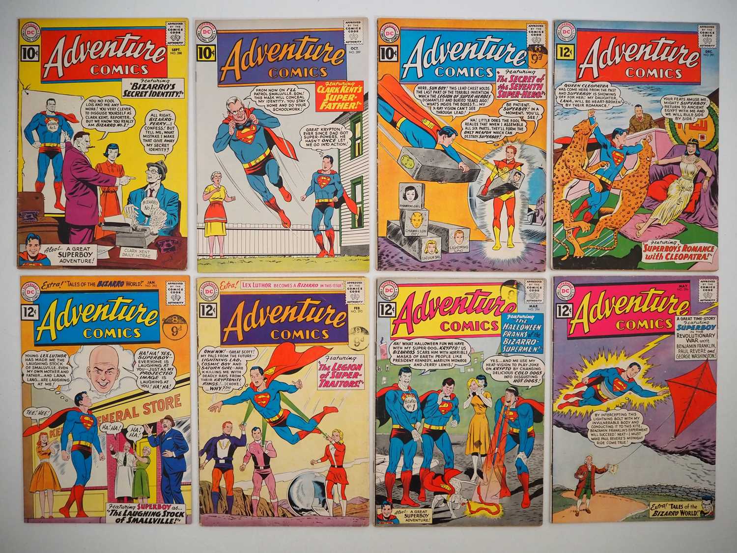Lot 86 - ADVENTURE COMICS #288, 289, 290, 291, 292,